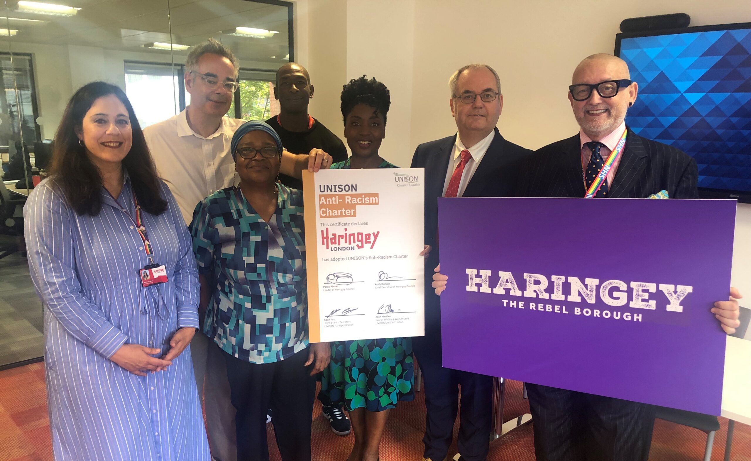 Haringey Council signs UNISON’s anti-racism charter | Uncategorized ...
